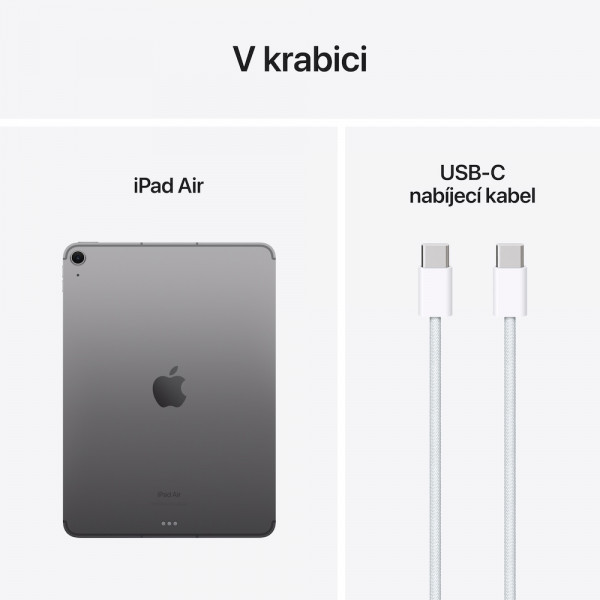 Apple 11-inčni iPad Air M2 Wi-Fi + Cellular 1TB - Space Gray