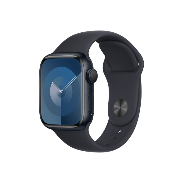 Apple Watch S9 GPS 41mm Midnight with Midnight Sport Band - M/L
