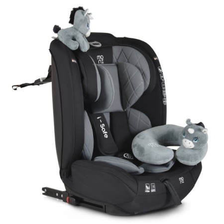 MONI Autosedište ISAFE I-Size 76-150cm Isofix Grey