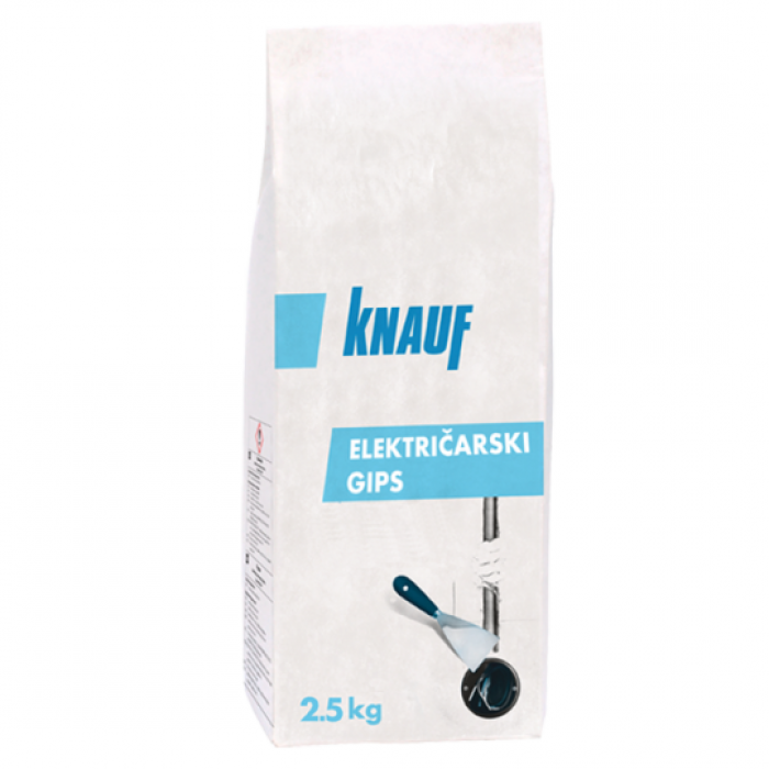 Gips elektricarski 2.5kg/1 pak KNAUF