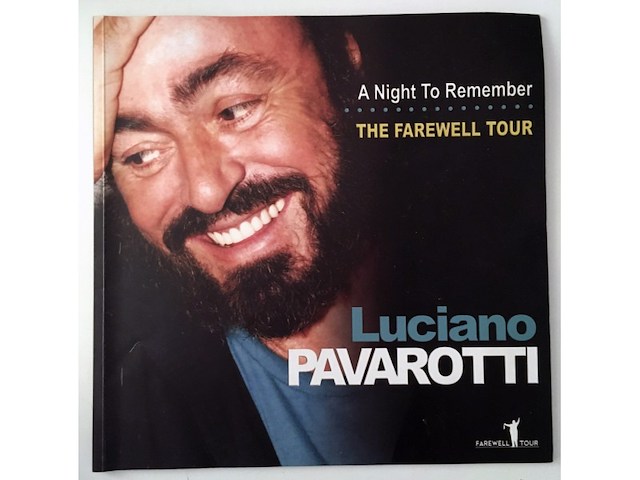 Luciano Pavarotti - program koncerta u Beogradu 2005