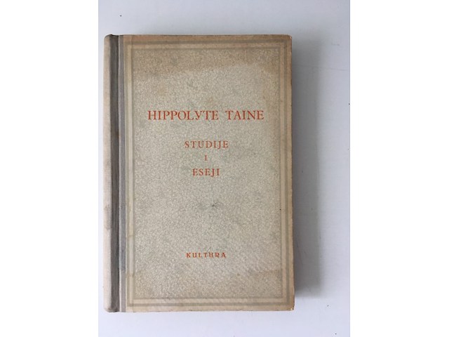 Hippolyte Taine - Studije i članci