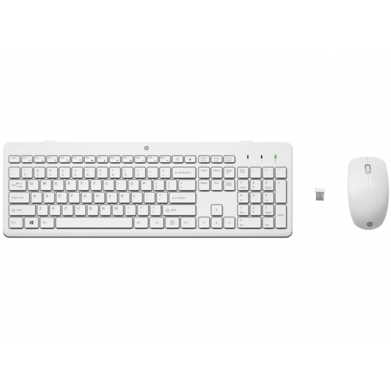 Tastatura+miš HP 230 bežični set/SRB/3L1F0AABED/bela