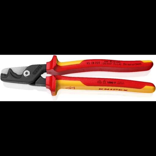 Knipex 95 18 225 StepCut XL Izolovane makaze za kablove VDE 1000V 225mm