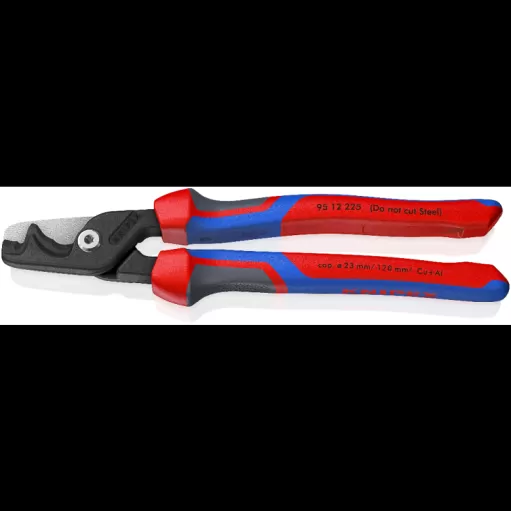 Knipex 95 12 225 StepCut XL Makaze za kablove 225mm sa trokomponentnom drškom