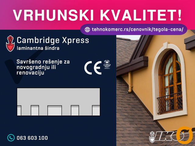 Tegola Cambridge Xpress