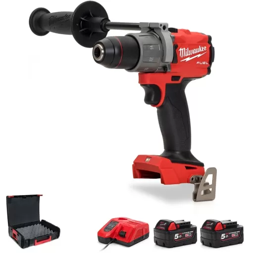 Milwaukee M18FPD2-502X Akumulatorska bušilica odvijač 18V, 2x5.0Ah