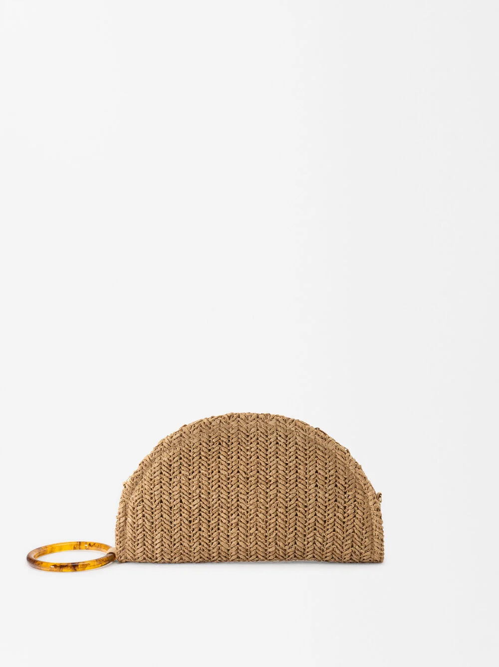 Straw-Effect Party Clutch