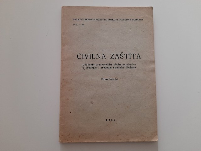 Civilna zaštita - Udžbenik obuke za učenice