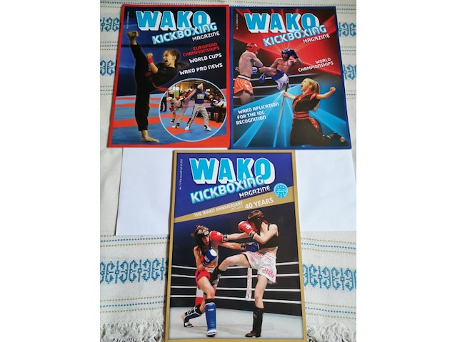 WAKO Kickboxing Magazine (3 broj)