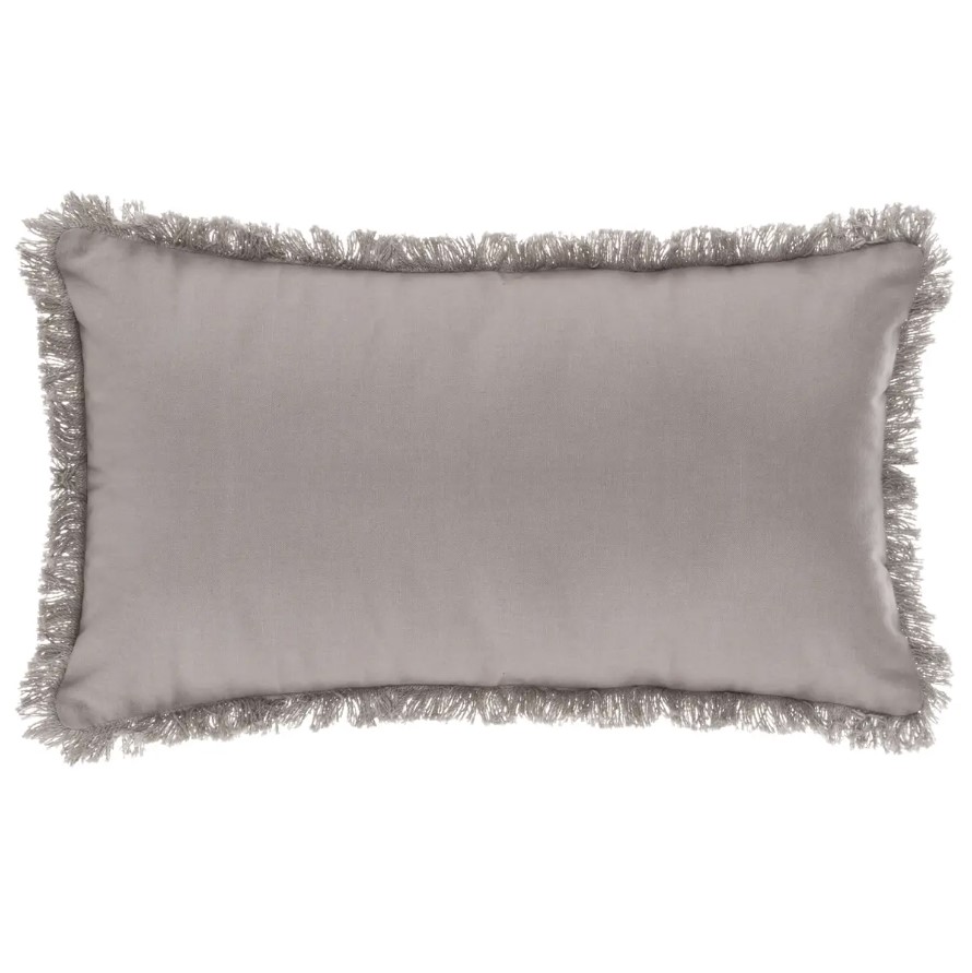 Dekorativni jastuk 30x50cm poliester svetlo siva