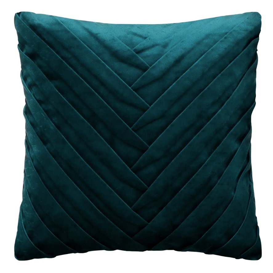 Dekorativni jastuk bred 40×40 cm poliester velv plava