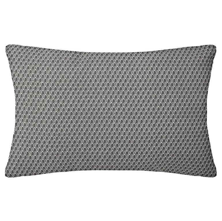 Dekorativni jastuk 30×50 cm pamuk/poliester siva