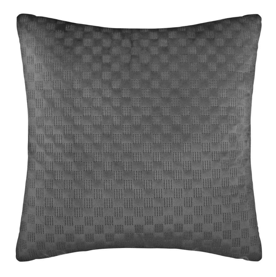 Dekorativni jastuk vel dolce 40×40 cm poliester siva