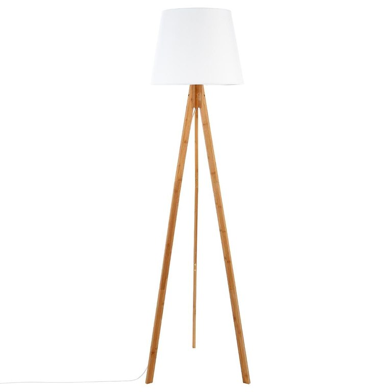 Podna lampa “bahi” h.160 cm bela