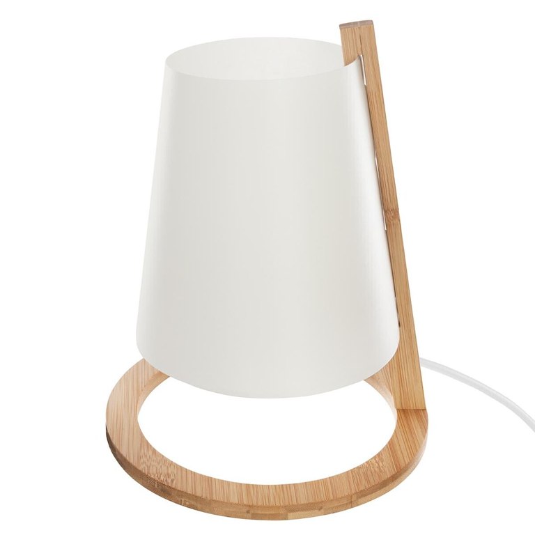 Stona lampa “pita” h.26 ,5 cm bela