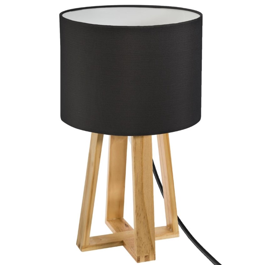 Stona lampa “molu” h.34,5 cm crna