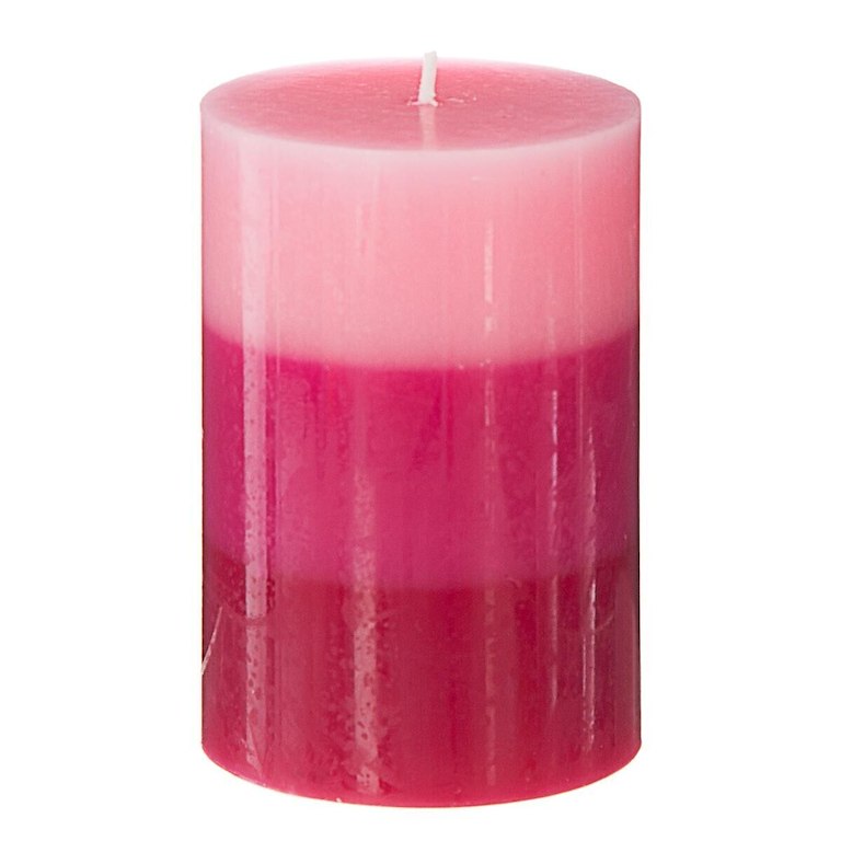 Sveća nina 6,5×10 cm vosak tamno roza