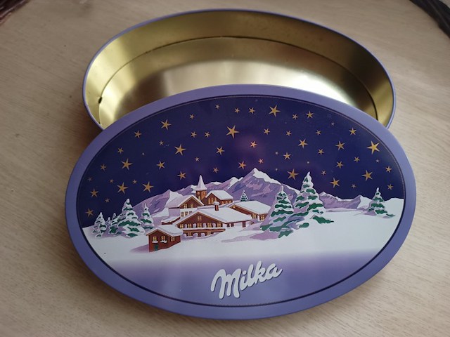 Milka ukrasna metalna kutija