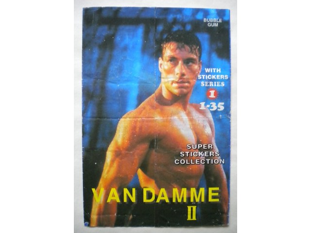 (Až) Album za sličice iz žvaka `Van Damme II`