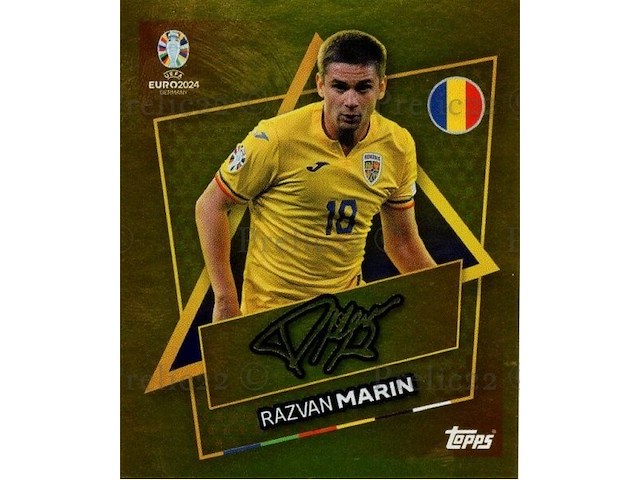 EURO 2024 Germany ROM SP Razvan Marin, SIGNATURE