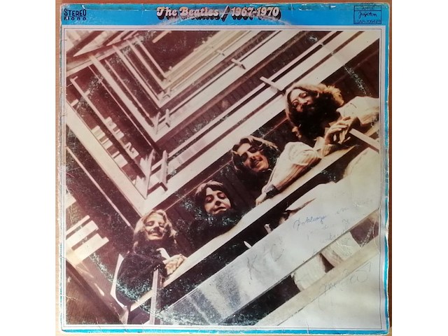 2LP BEATLES - 1967-1970 (1973) plavi album, VG+/G+