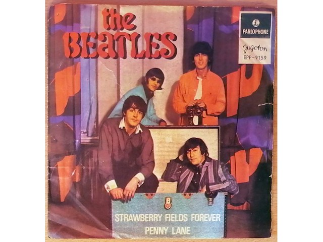 EP BEATLES - Strawberry Fields (1967) 7. press, VG+/VG