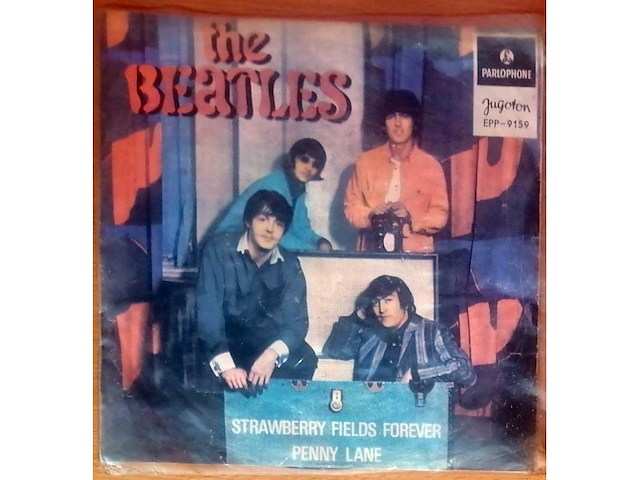 EP BEATLES - Strawberry Fields (1967) 1. press, VG+