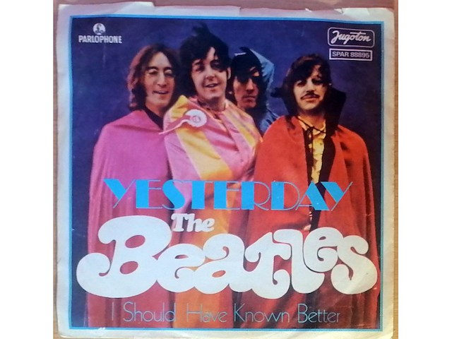 SP BEATLES - Yesterday / I Should Have Known (1976) VG+