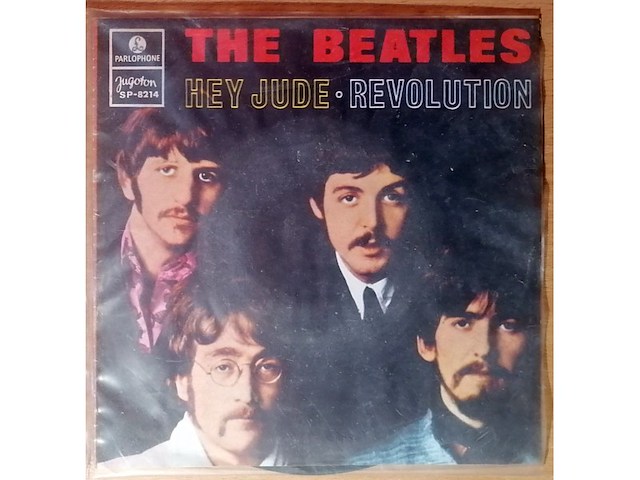 SP BEATLES - Hey Jude / Revolution (1968) 1.pres, VG/NM