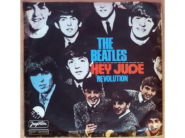 SP BEATLES - Hey Jude / Revolution (1976) VG-, 1. press