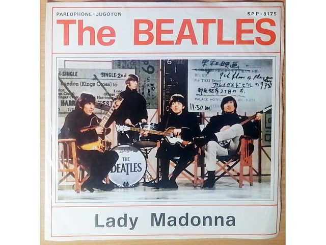 SP BEATLES - Lady Madonna (1968) 3. press, NM, ODLIČNA