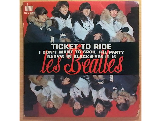 EP BEATLES - Ticket To Ride (1965) France VG/VG+, RETKO