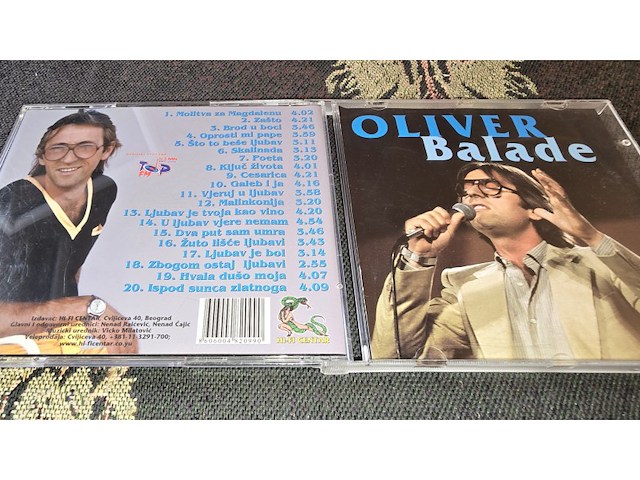 Oliver Dragojević - Balade , ORIGINAL