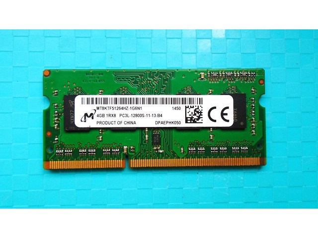 4GB DDR3L 1600Mhz Micron