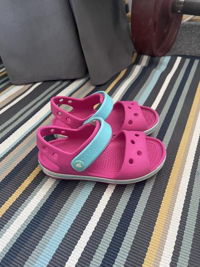 Original gumene Crocs sandale za devojčice 24