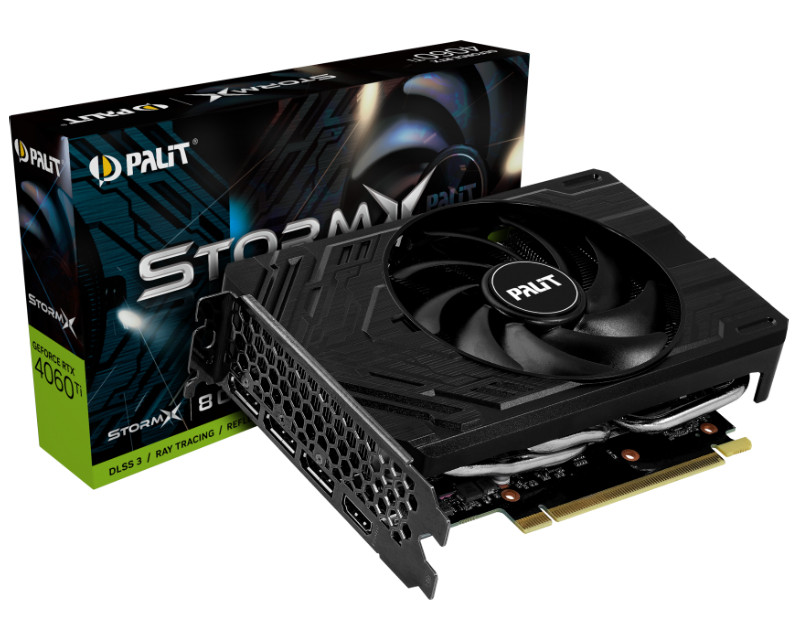 PALIT - RTX4060Ti StormX 8GB GDDR6 128bit 3-DP HDMI (NE6406T019P1-1060F) grafička karta