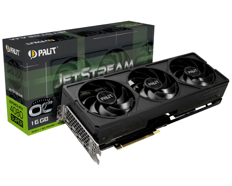 PALIT - RTX4080 Super JetStream OC 16GB GDDR6X 256bit 3DP HDMI (NED408SS19T2-1032J) grafička karta