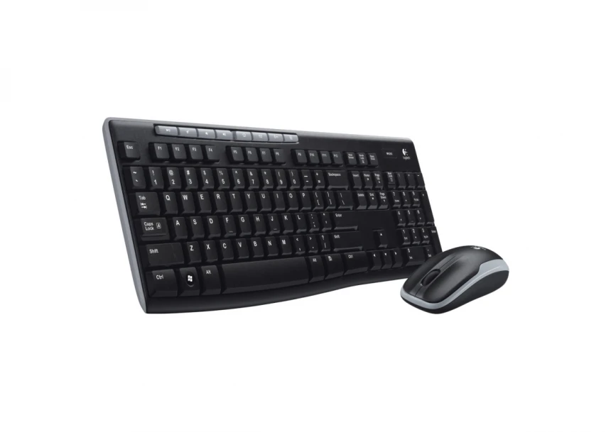 Tastatura+miš LOGITECH MK270 bežični set/US/crna