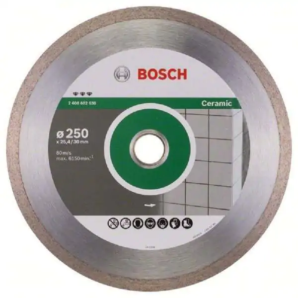 Bosch dijamantska rezna ploča Best for Ceramic 250 x 30/25,40 x 2,4 x 10 mm