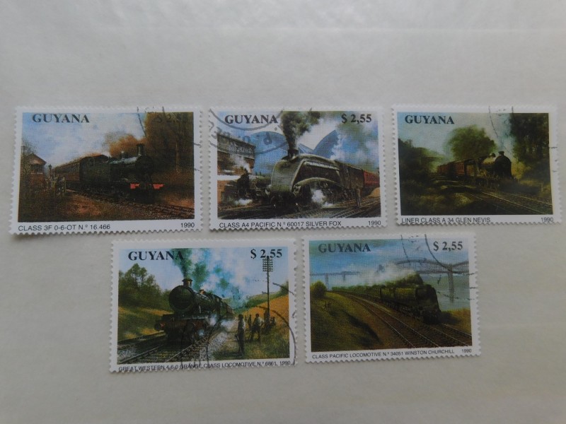 GUYANA 1990 KOMPLET SERIJA