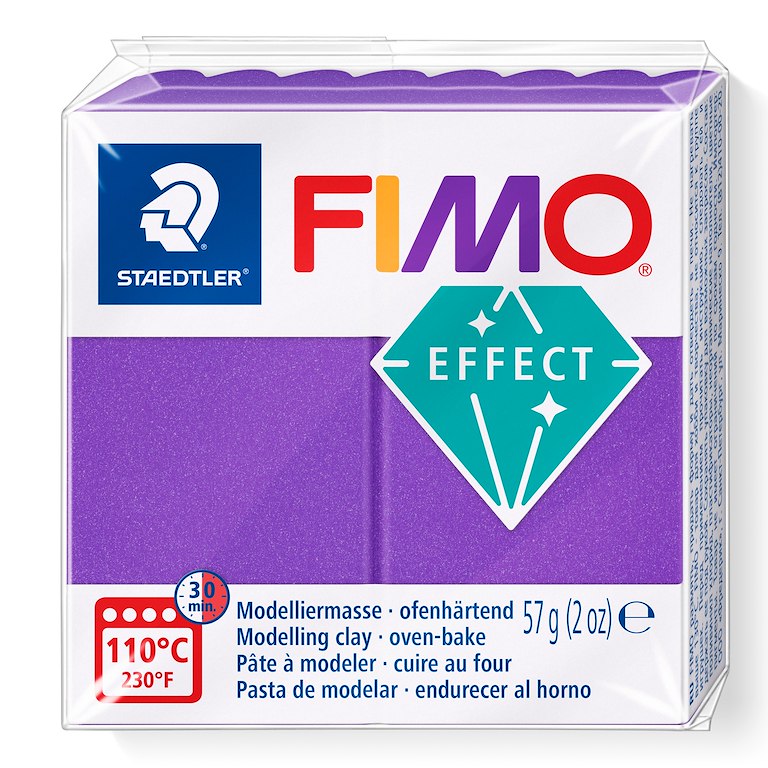 FIMO EFFECT Metalik ljubicasta