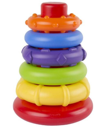 Playgro Dondoloto sa teksturom Sort and Stack Tower - A063925