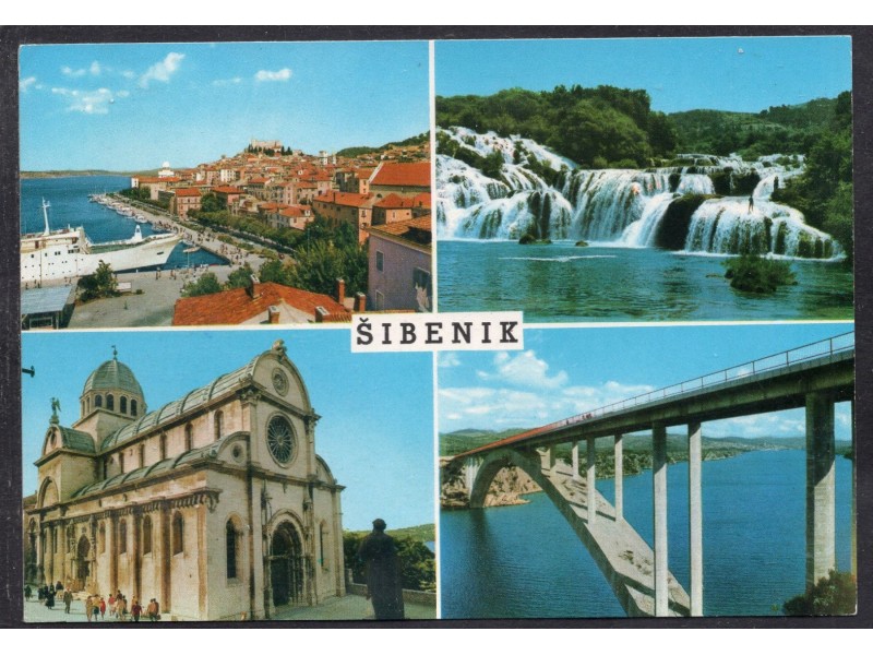 609 - Šibenik 1967 - razglednica putovala