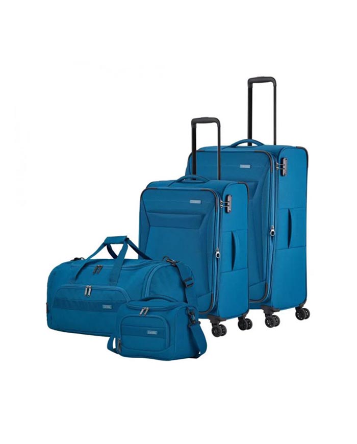 KOFER SET 2/1 CHIOS 4W L/M EXP. PETROL BLUE TROLLEY Travelite