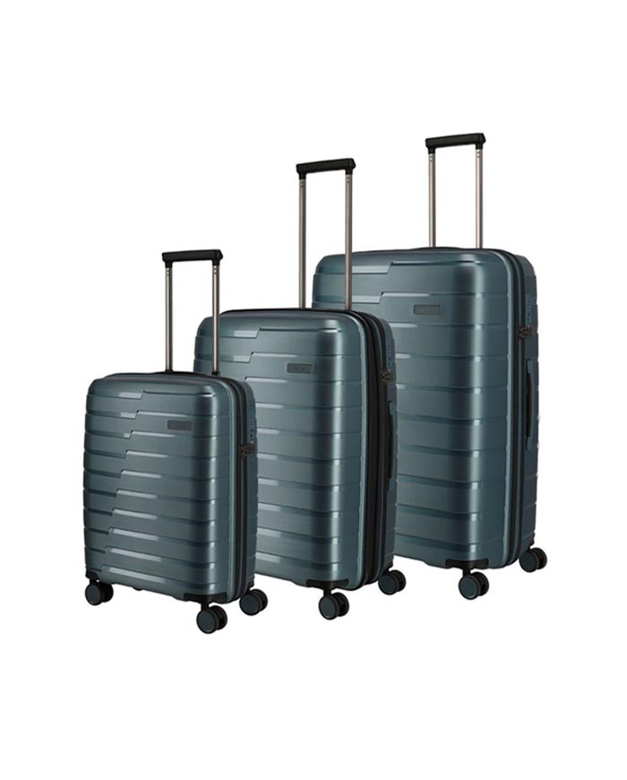 KOFER SET 3/1 AIR BASE 4W L/M/S ICE BLUE TROLLEY Travelite