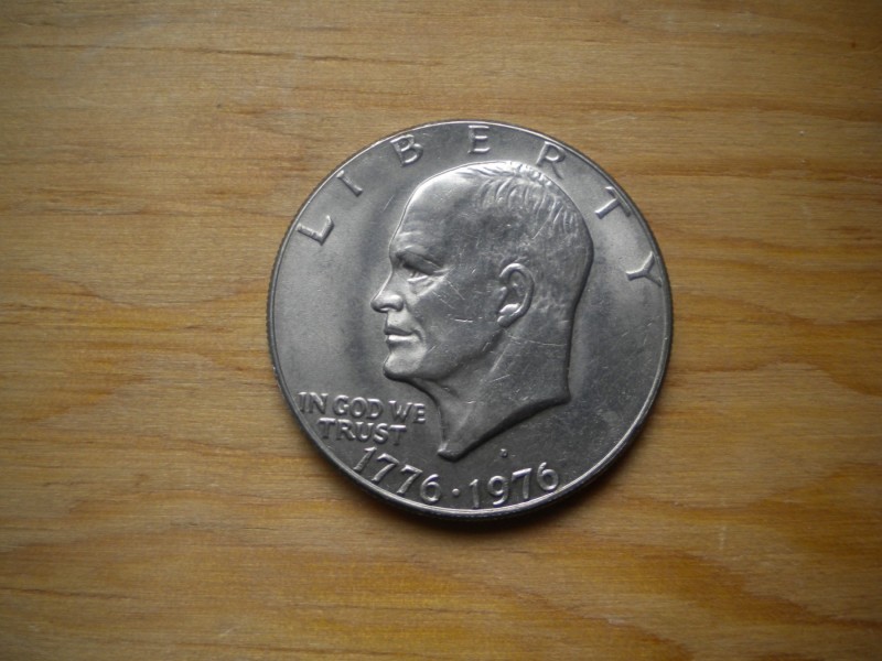 ONE DOLAR 1776-1976 AJZENHAUER NAKOVANJ - USA