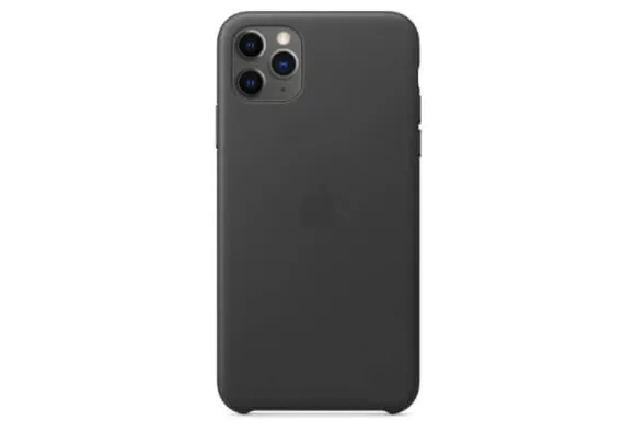 Apple Zaštitna maska za mobilni telefon iPhone 11 Pro Max Leather Case - Black