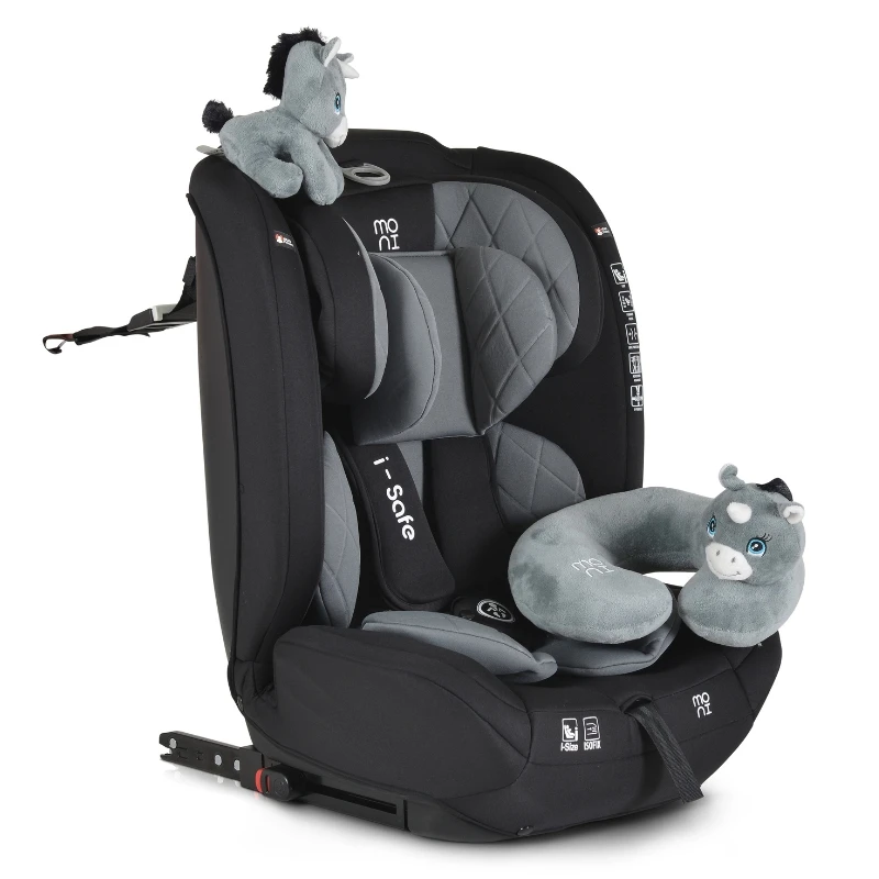 Cangaroo i-Safe auto sedište i-Size Grey, 76-150 cm Isofix