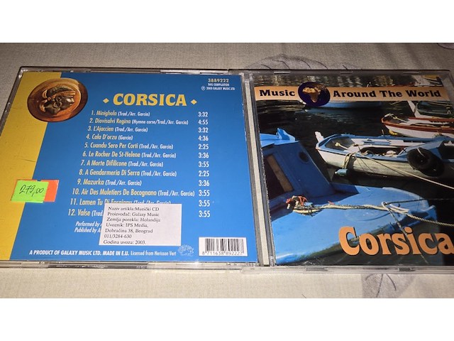 Music from around the world: Corsica , ORIGINAL